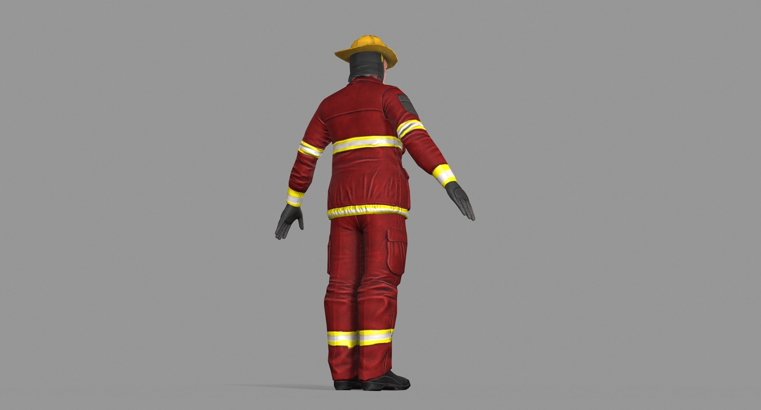 3D model fireman - TurboSquid 1331821