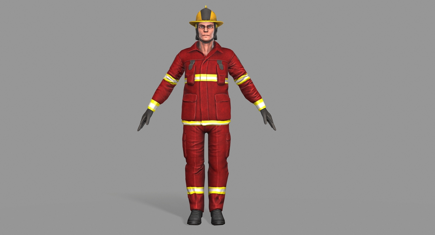 3D model fireman - TurboSquid 1331821