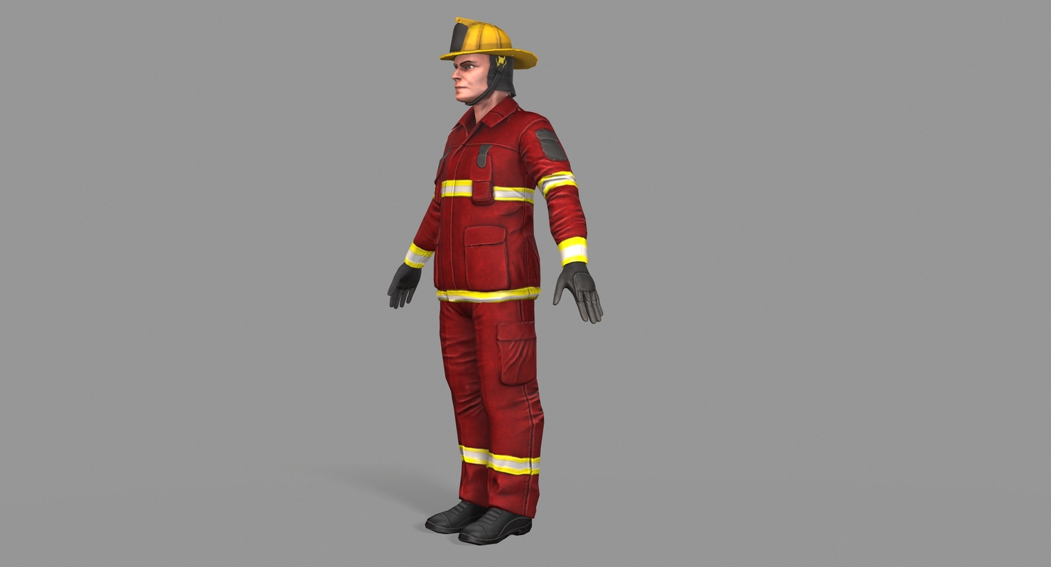 3D model fireman - TurboSquid 1331821