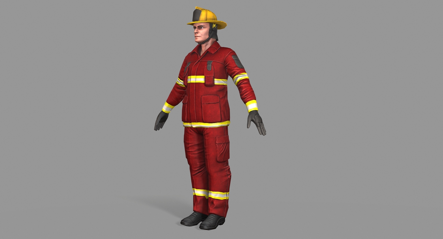 3D model fireman - TurboSquid 1331821