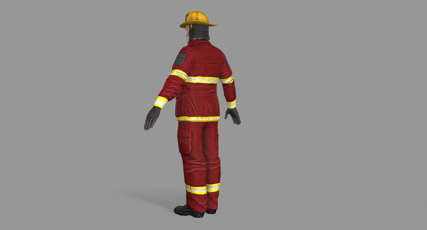 3D model fireman - TurboSquid 1331821