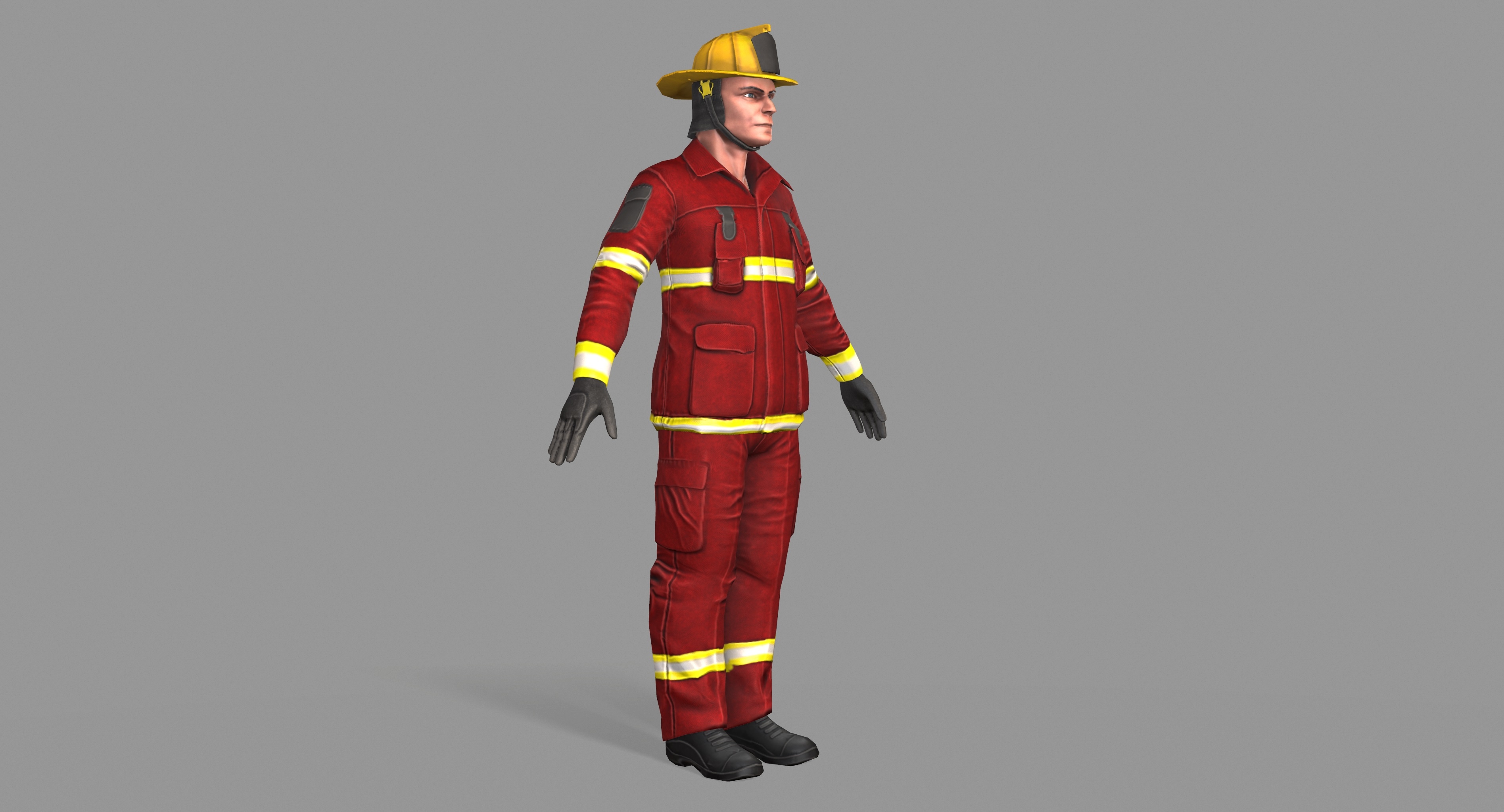 3D model fireman - TurboSquid 1331821