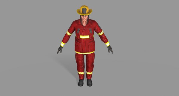 3D model fireman - TurboSquid 1331821