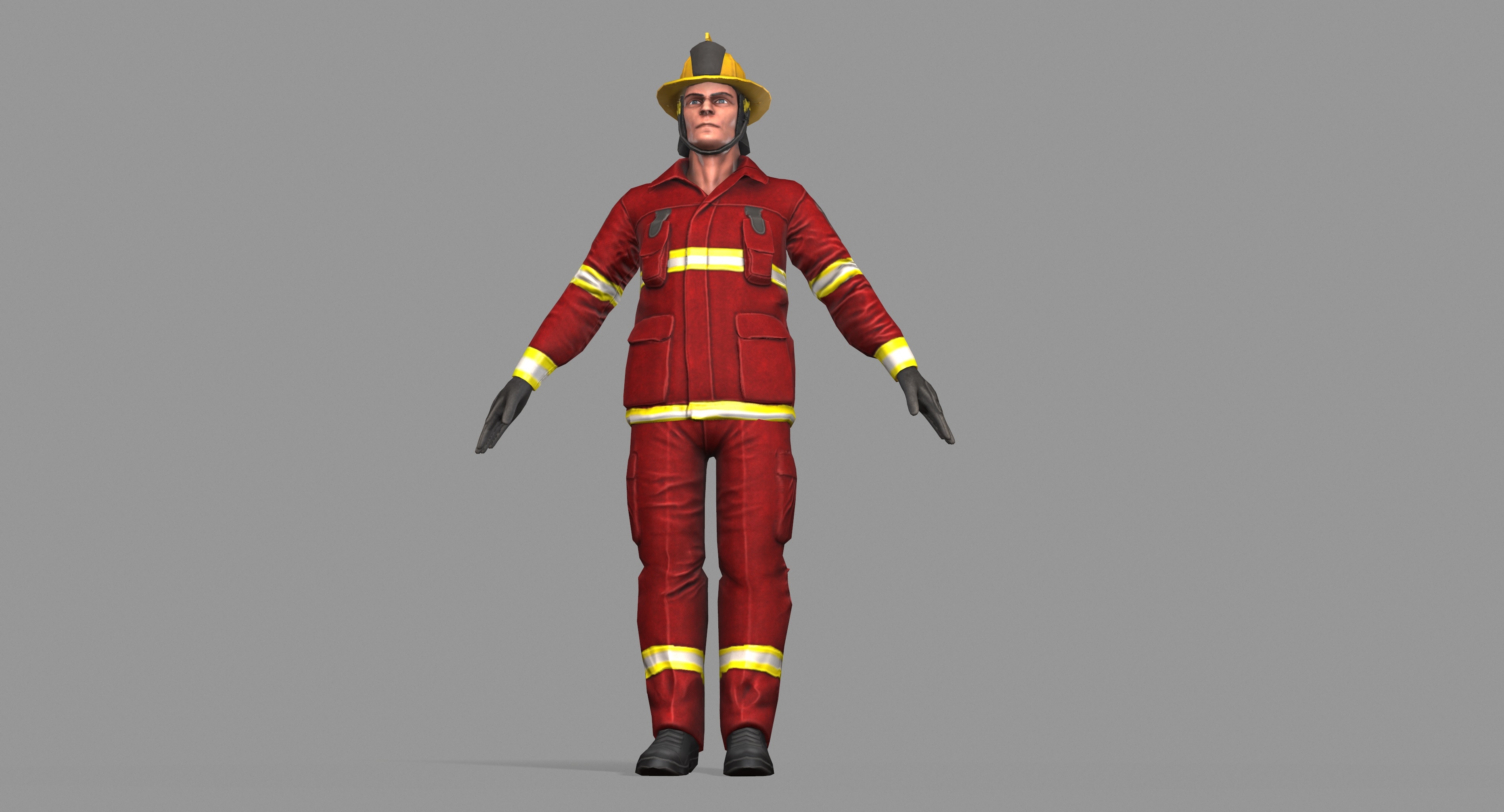 3D model fireman - TurboSquid 1331821