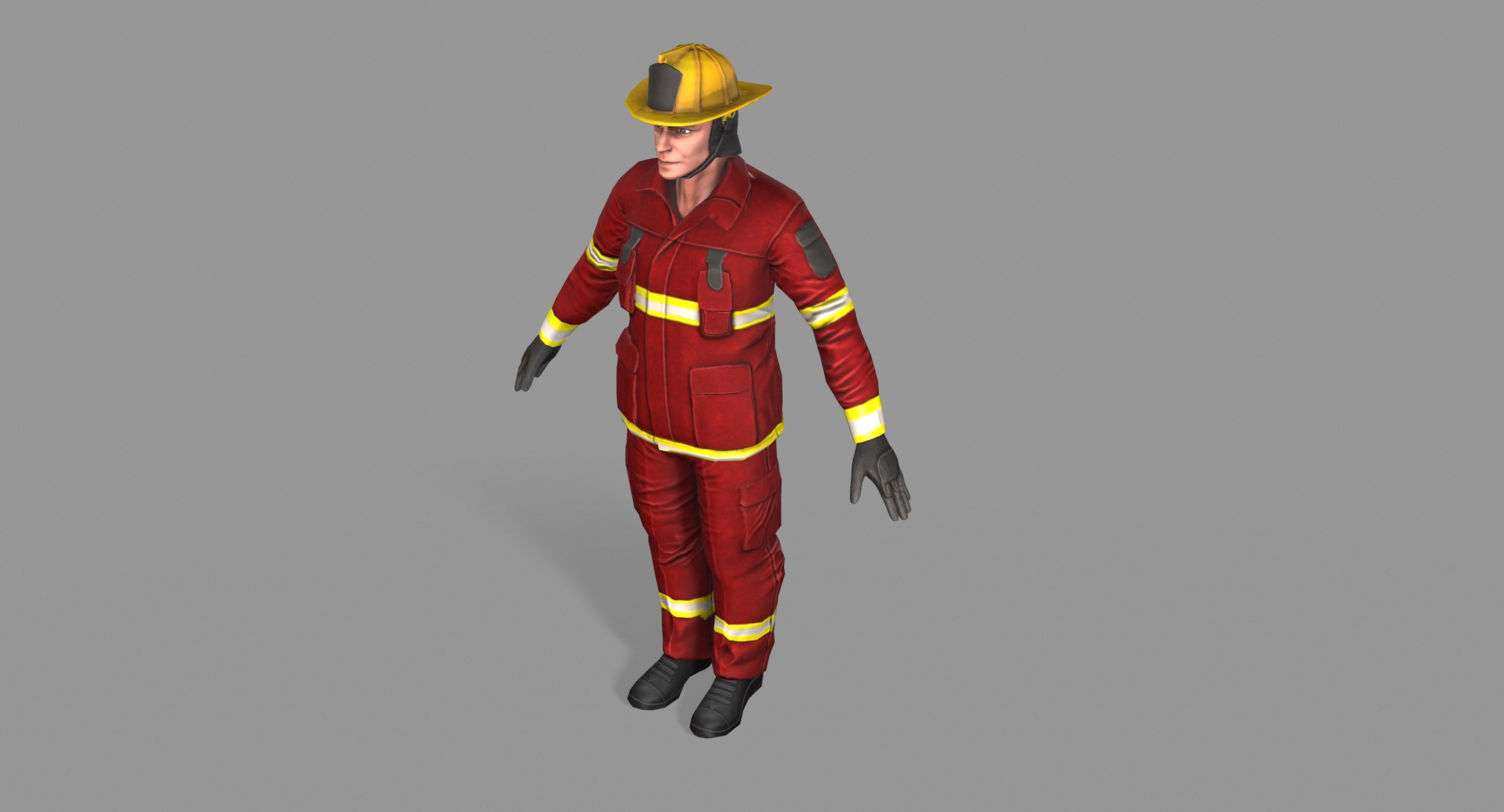 3D model fireman - TurboSquid 1331821