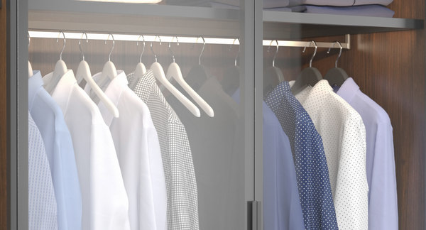 3D realistic wardrobe clothes modern - TurboSquid 1331837