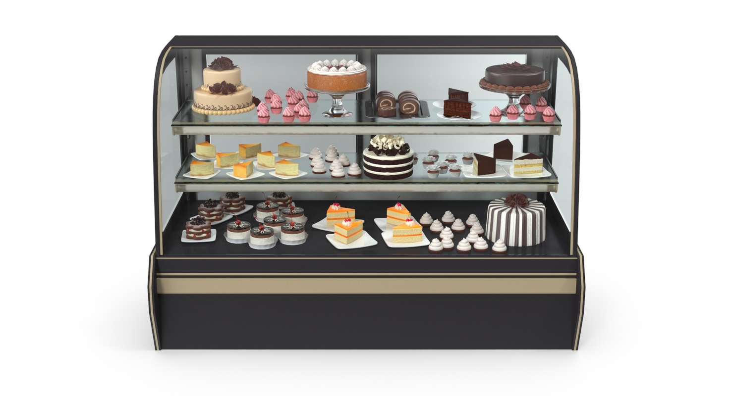 3D showcase cake model - TurboSquid 1332027
