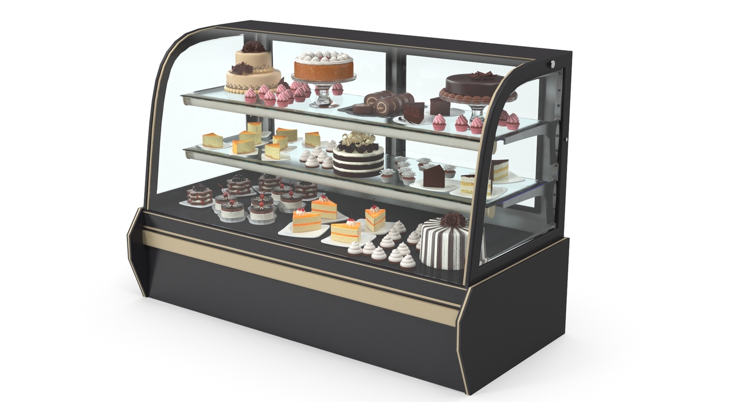 3D showcase cake model - TurboSquid 1332027