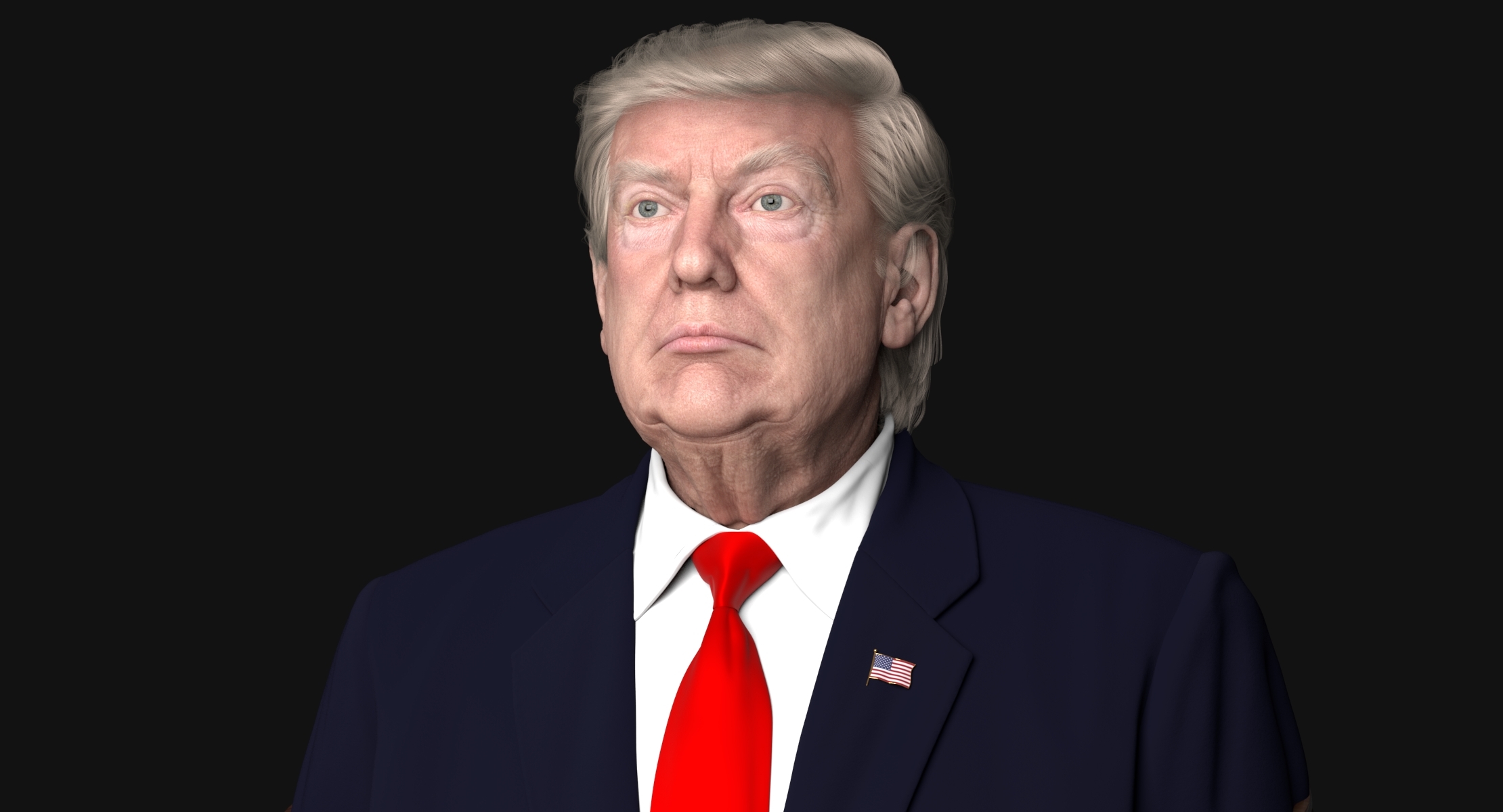 Bust trump 3D model - TurboSquid 1332057