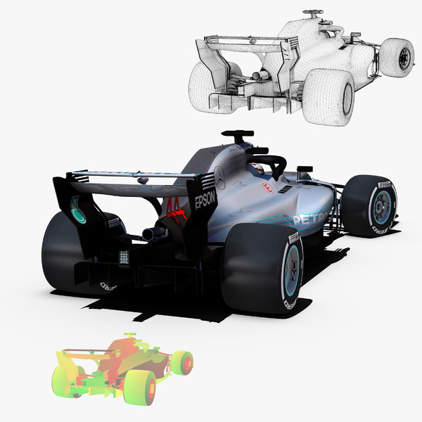 3D rigged f1 car - TurboSquid 1332147