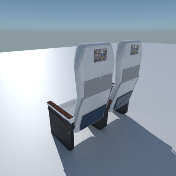 3D airplane aircraft seat chair model - TurboSquid 1332269