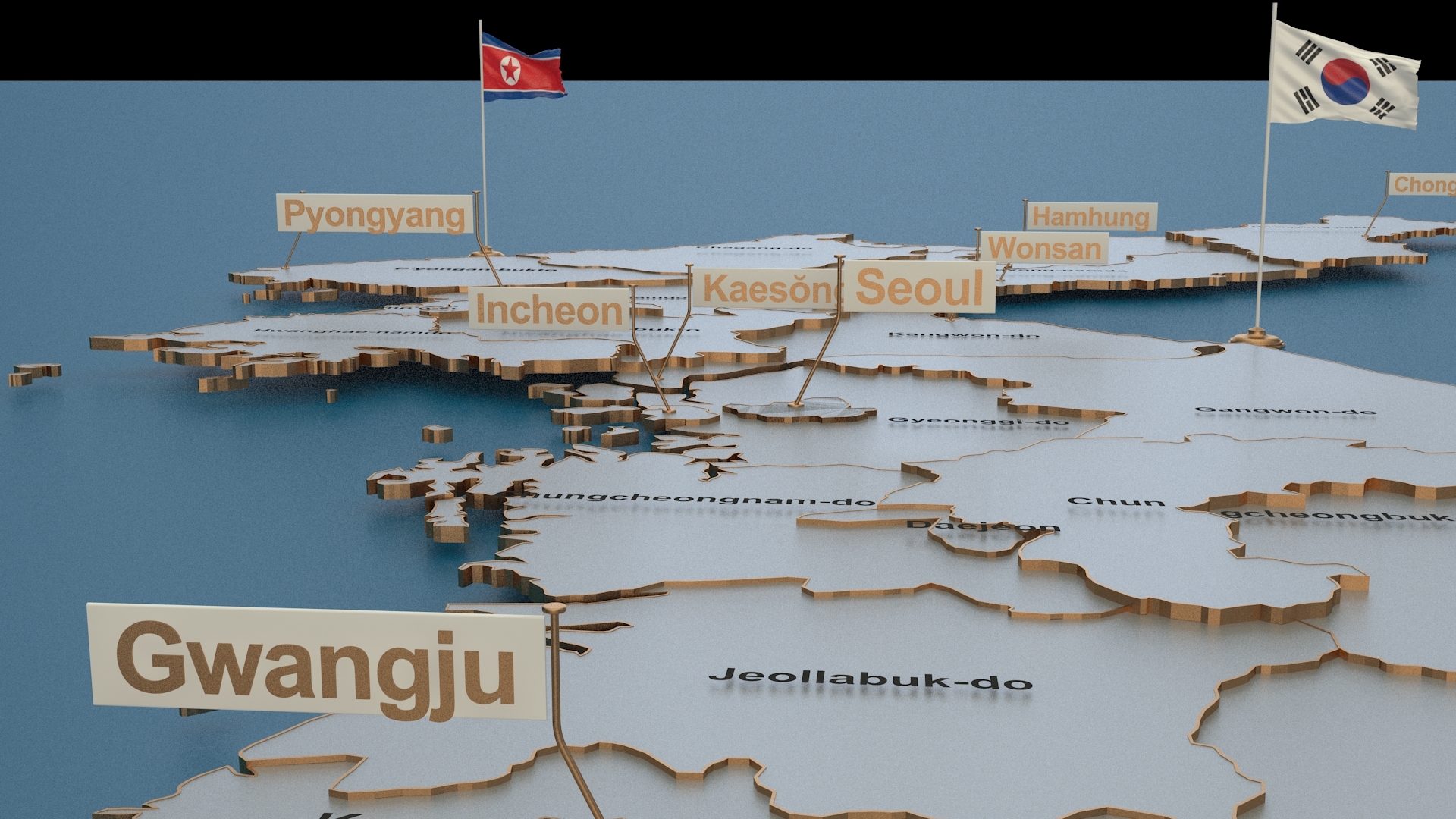 South korea animation 3D model - TurboSquid 1332275