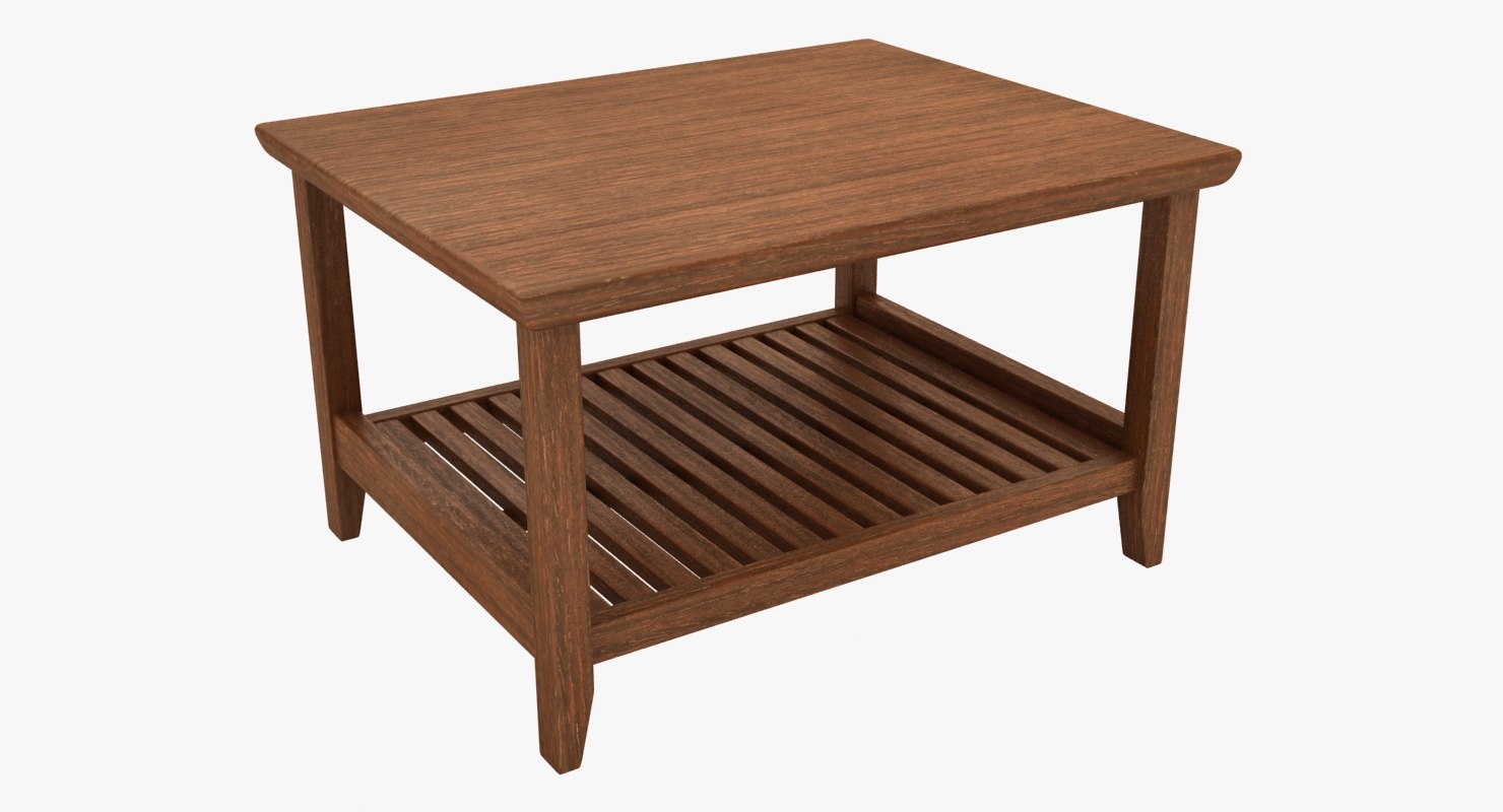 Wooden teapoy table 04 3D model - TurboSquid 1332361