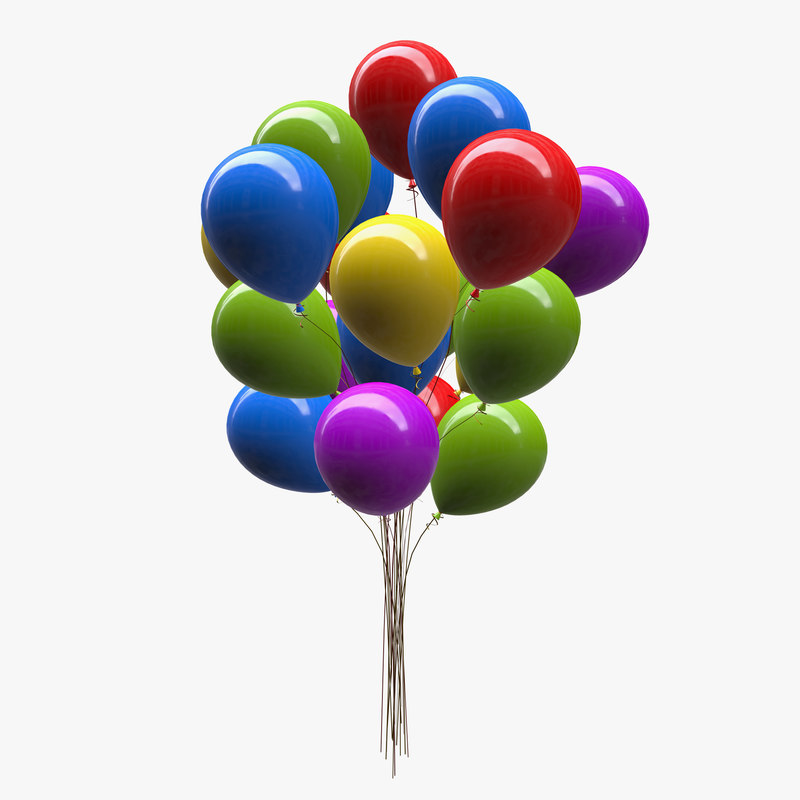 Balloon 3D model - TurboSquid 1332518