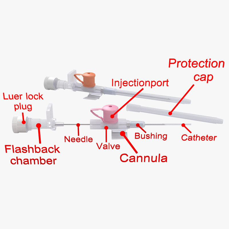 Peripheral venous catheter 3D model - TurboSquid 1332541