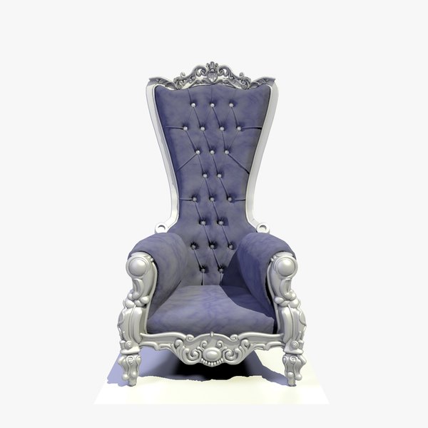 3d queens throne model