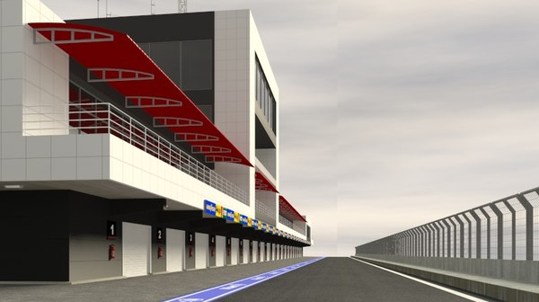 Racetrack 3D Models for Download | TurboSquid