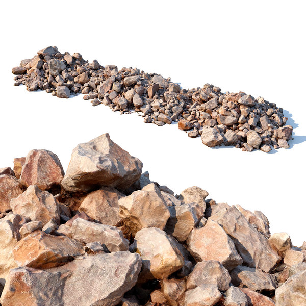 Gravel pile 3D model - TurboSquid 1288566