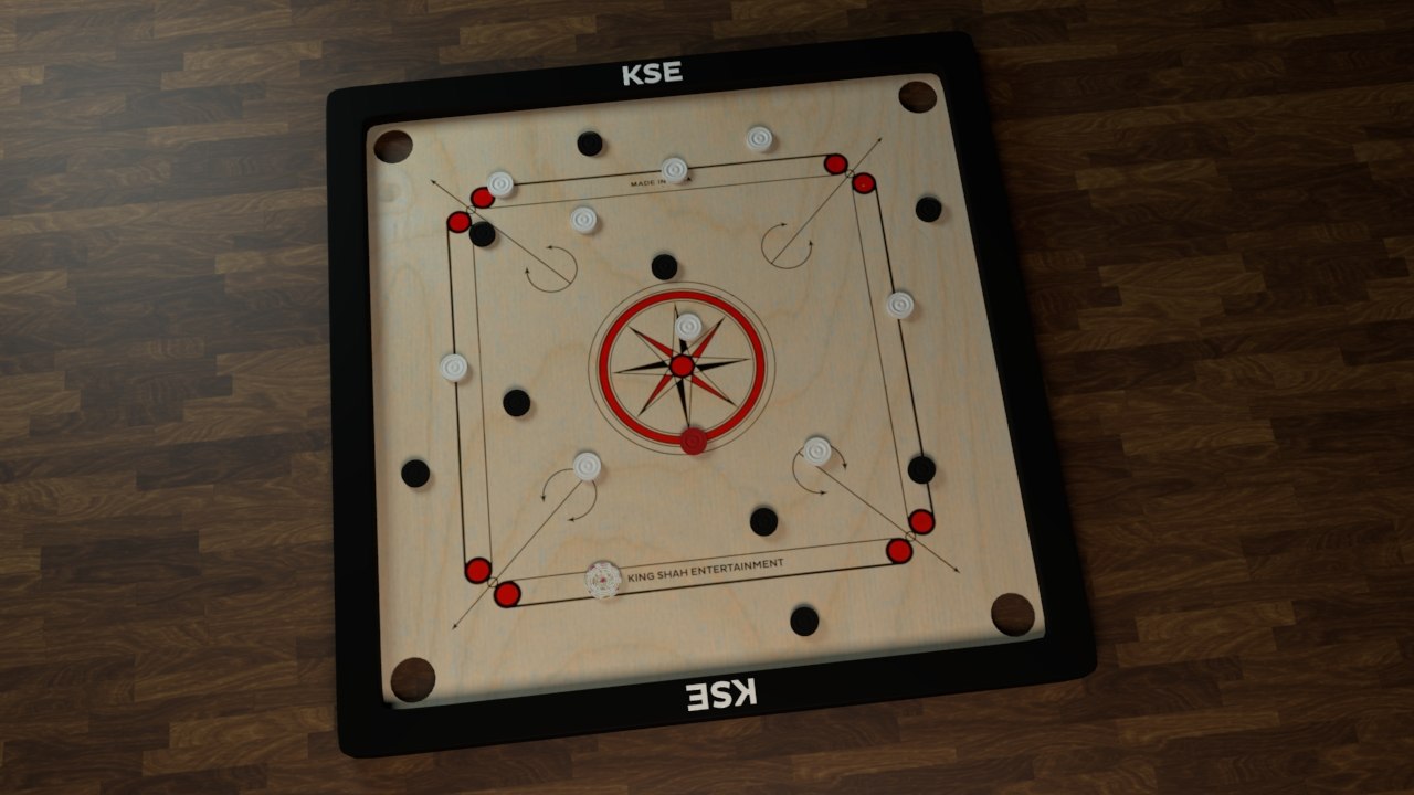 Carrom board 3D model - TurboSquid 1332809