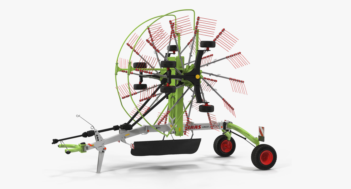 Twin rotor hay rake 3D model - TurboSquid 1332859