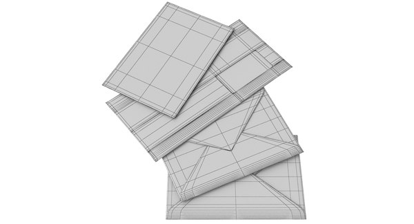 Real envelope 3D - TurboSquid 1332916