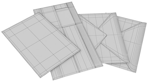 Real envelope 3D - TurboSquid 1332916