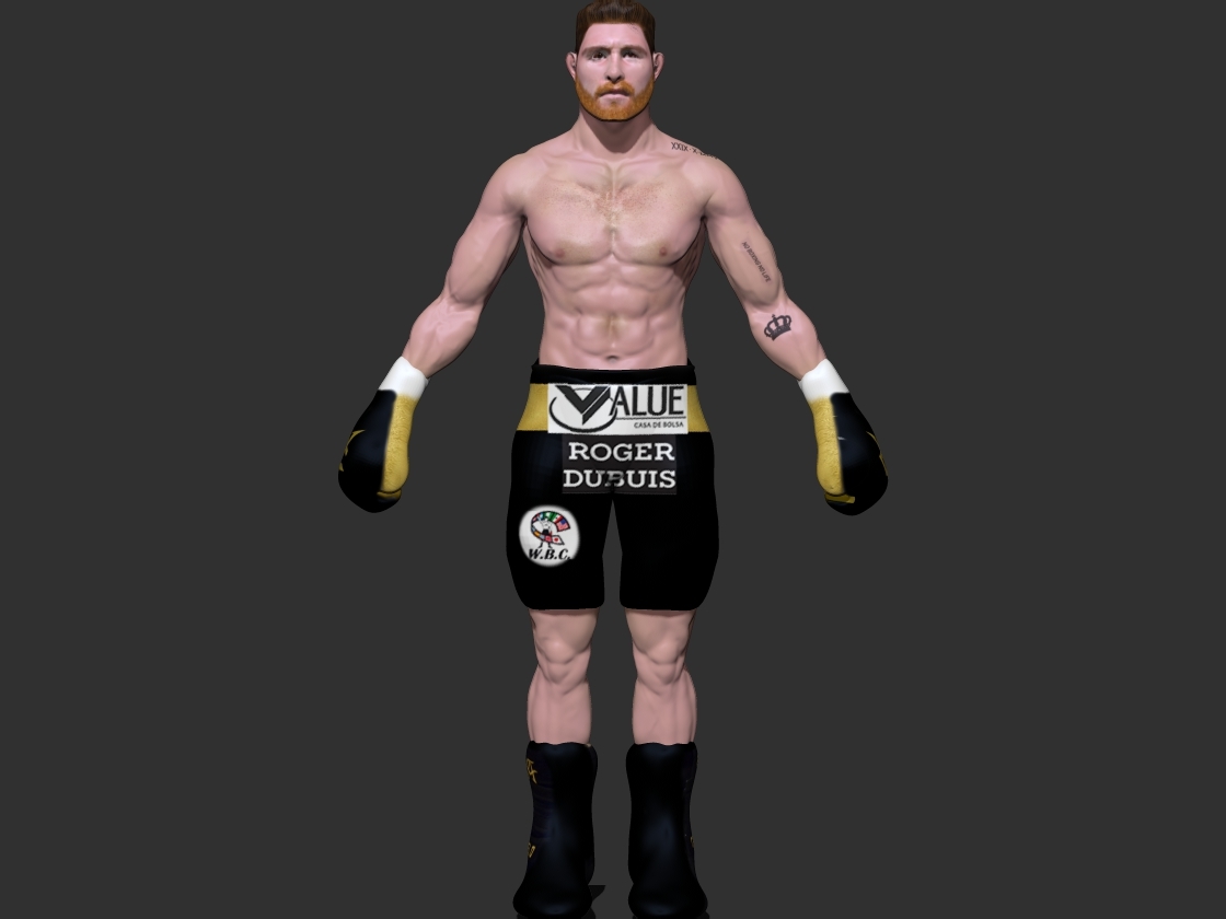 Fighter canelo alvarez 3D - TurboSquid 1332961