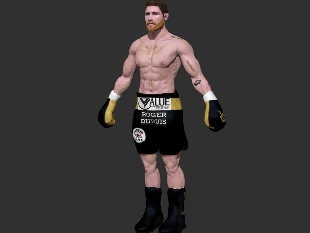Fighter canelo alvarez 3D - TurboSquid 1332961