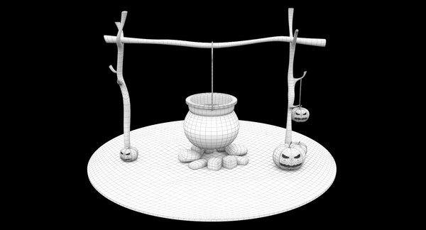 Halloween decoration 3D model - TurboSquid 1332978
