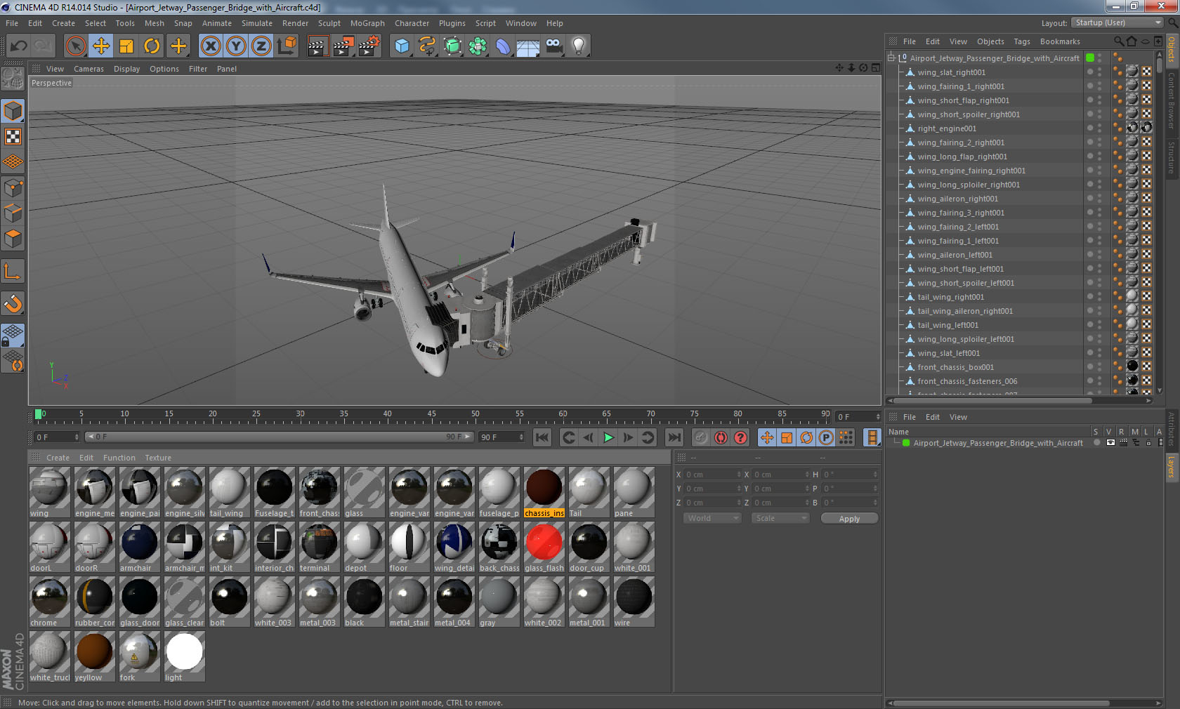 Airport jetway passenger bridge 3D model - TurboSquid 1333065