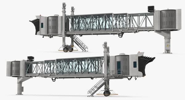 Airport jetway passenger bridge 3D model - TurboSquid 1333065