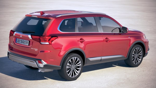 3D mitsubishi outlander 2019 model - TurboSquid 1333116