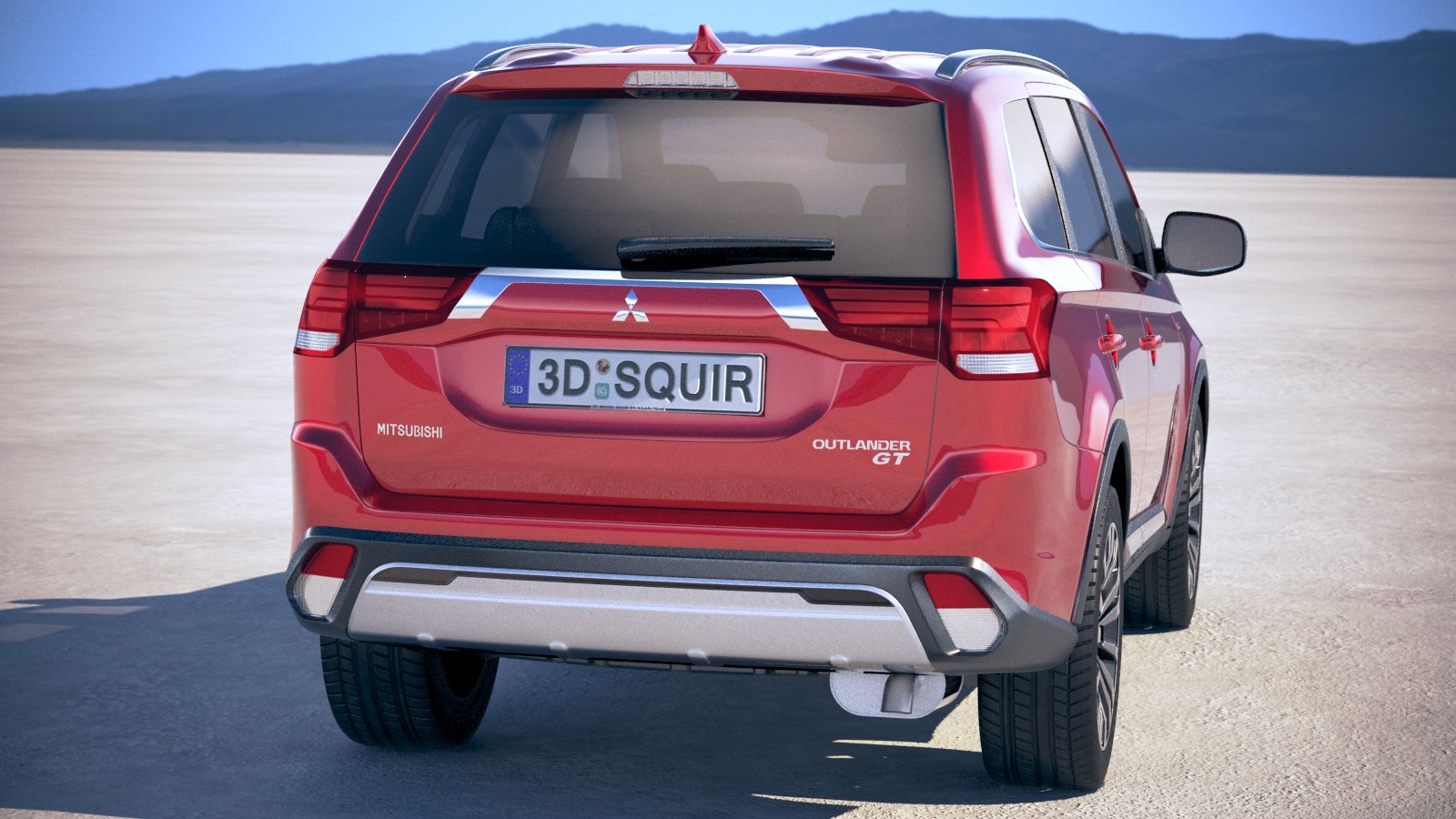 3D mitsubishi outlander 2019 model - TurboSquid 1333116