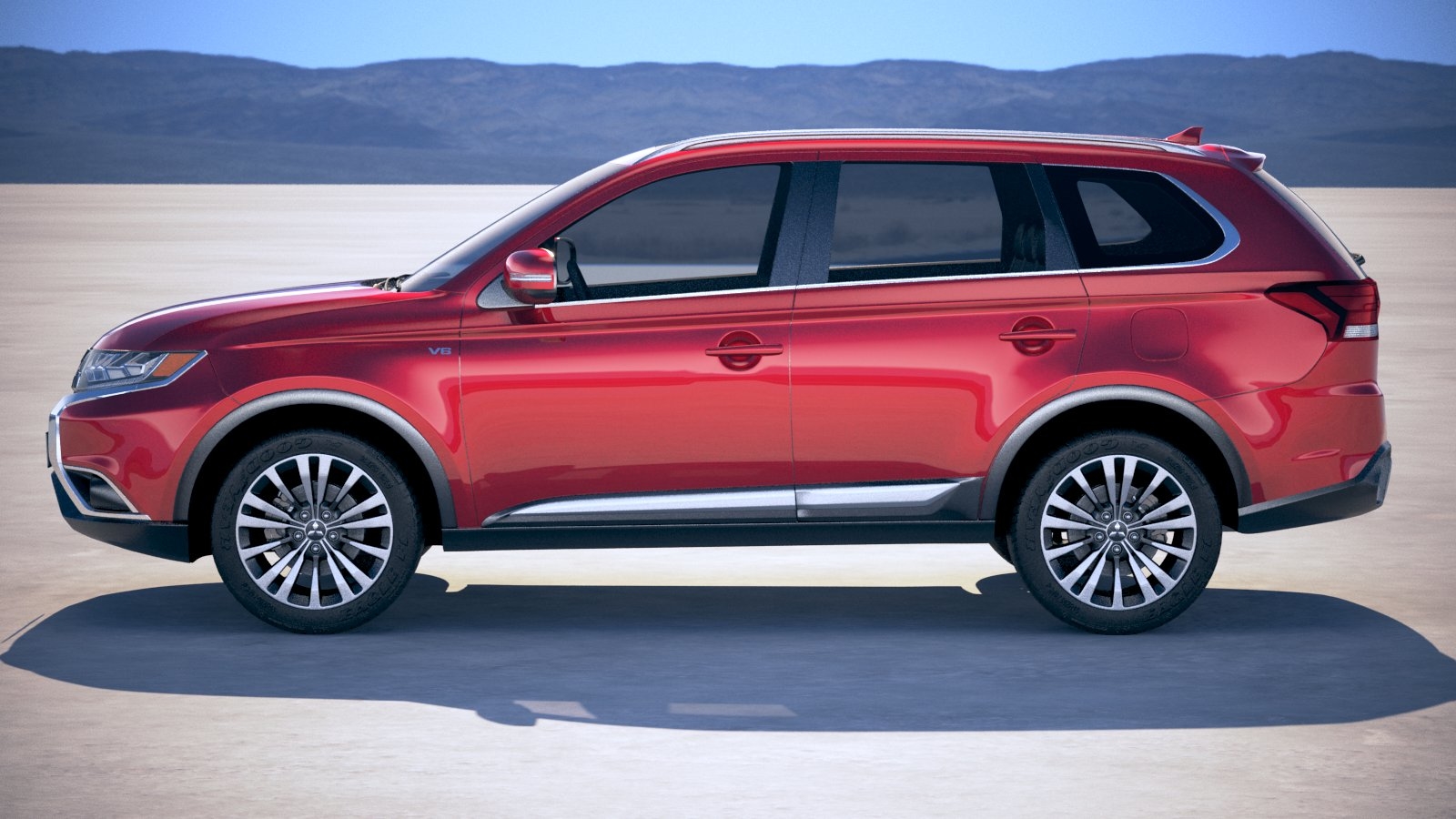 3D mitsubishi outlander 2019 model - TurboSquid 1333116