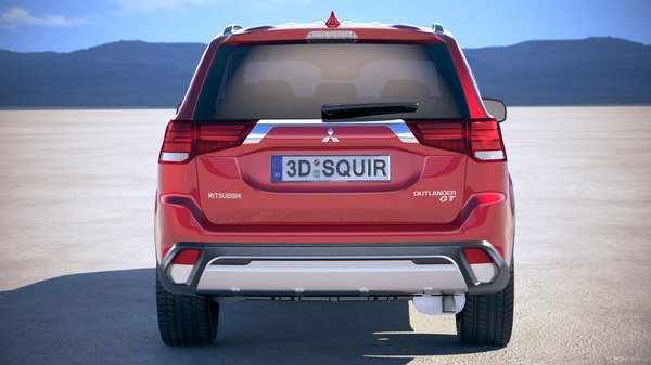 3D mitsubishi outlander 2019 model - TurboSquid 1333116