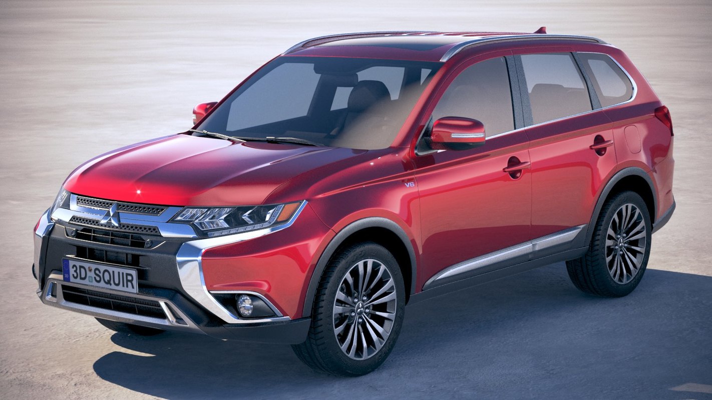 3D mitsubishi outlander 2019 model - TurboSquid 1333116
