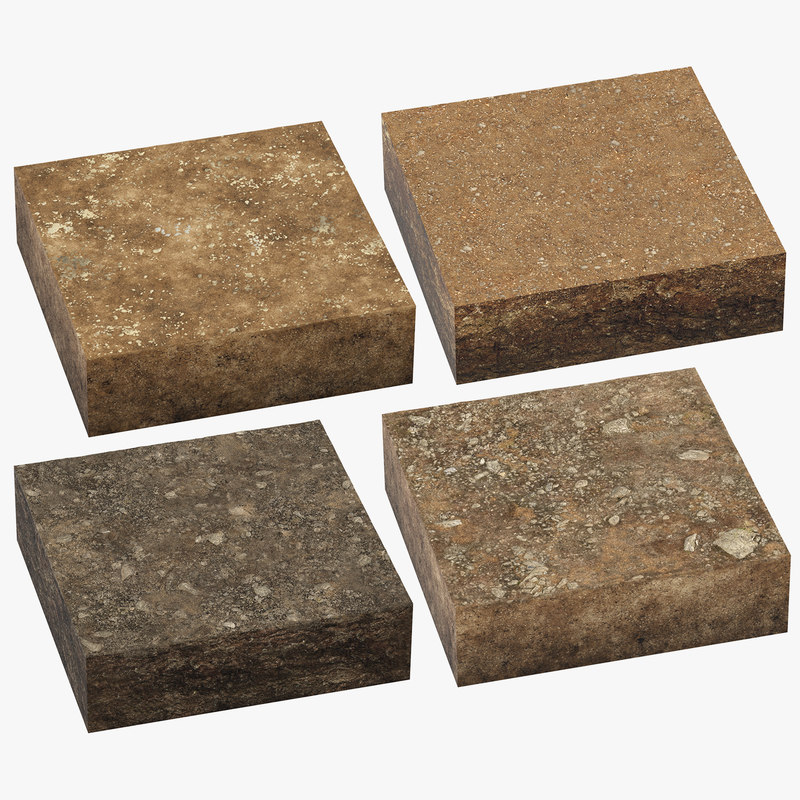 Dirt cross sections 3D - TurboSquid 1333209