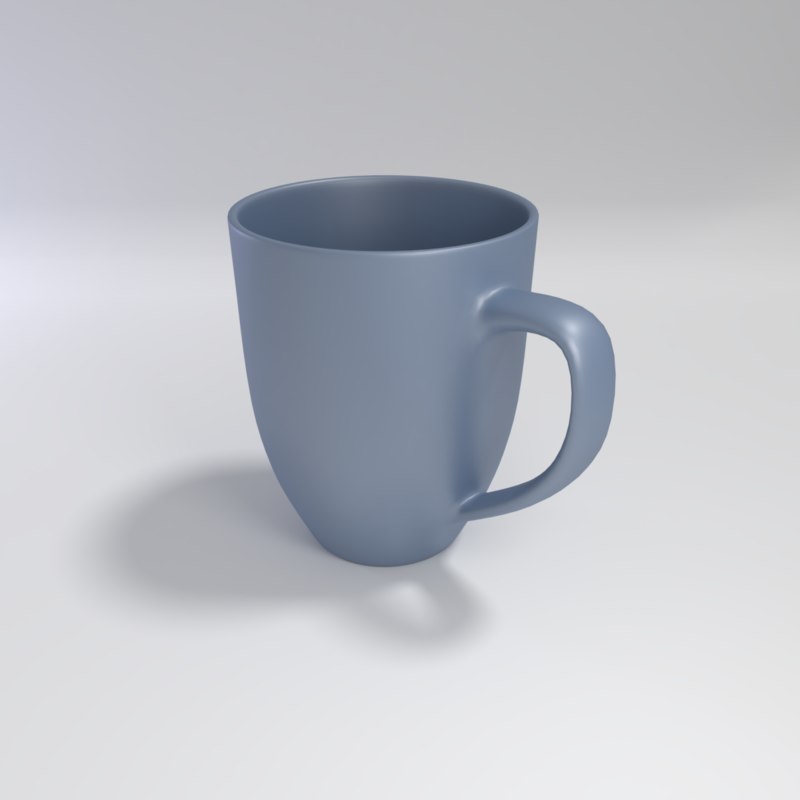 Mug blender low-poly 3D - TurboSquid 1333275
