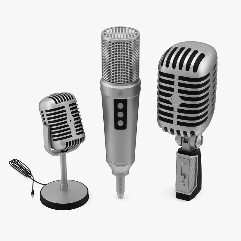 3D microphone mic model - TurboSquid 1333293