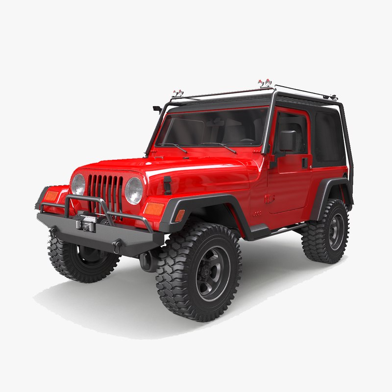 Jeep wrangler tj offroad 3D model - TurboSquid 1333302