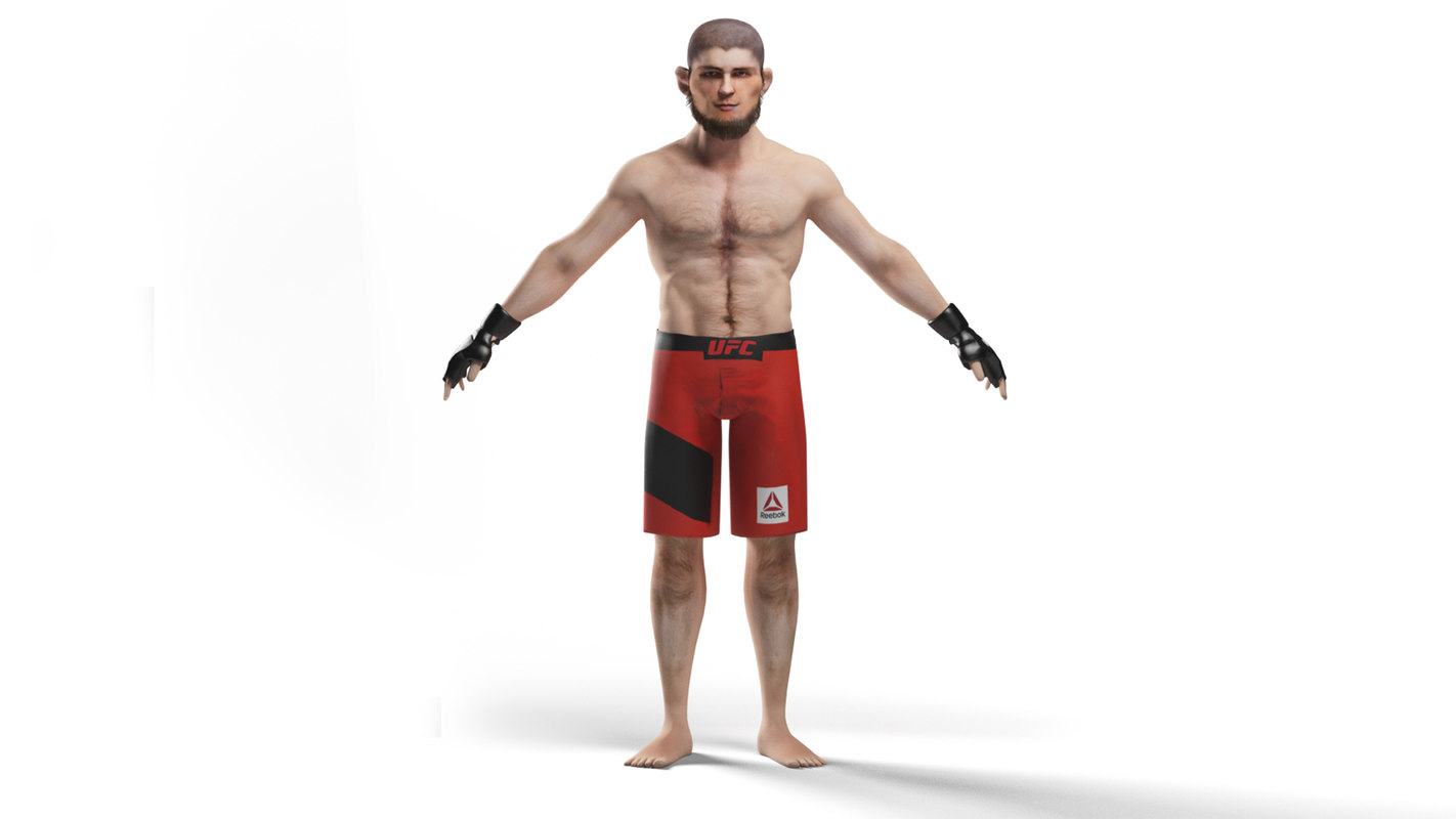 Ufc khabib nurmagomedov 3D model - TurboSquid 1333383