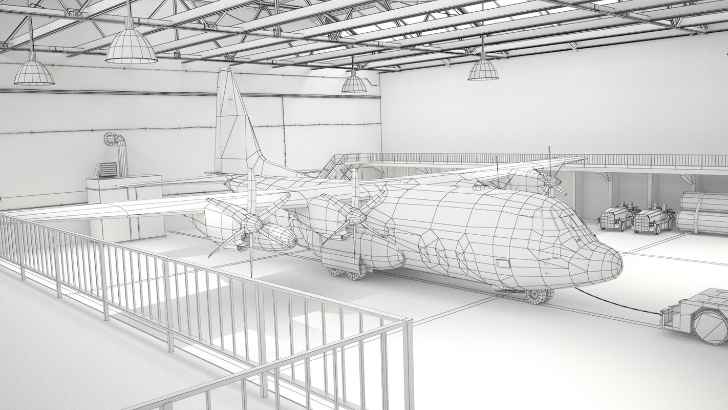 Interior aircraft plane 3D model - TurboSquid 1333448