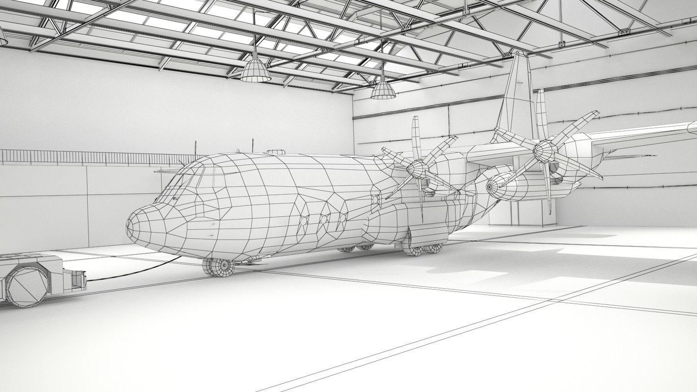 Interior aircraft plane 3D model - TurboSquid 1333448