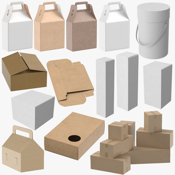 packaging 3d model