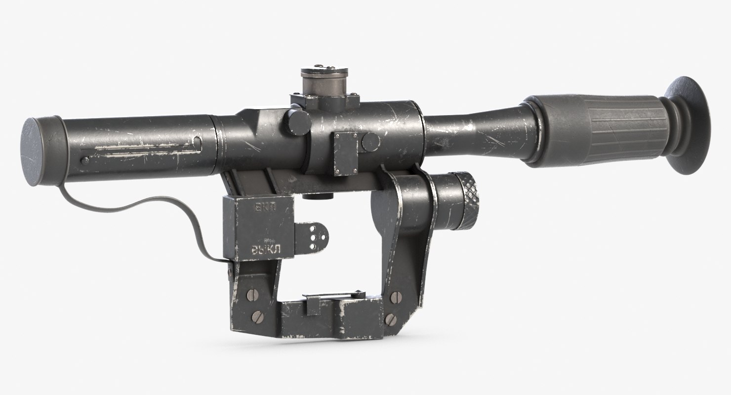 Svd optical scope 1 model - TurboSquid 1333624