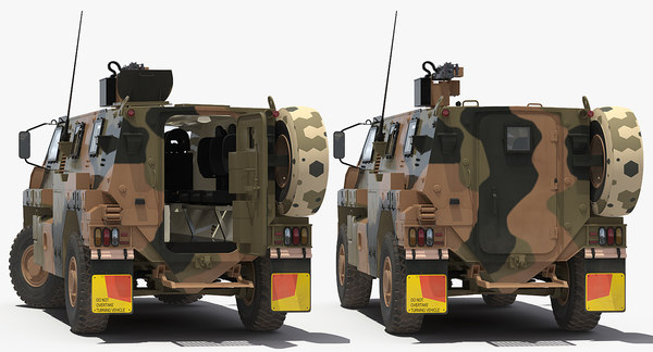 4x4 Bushmaster MR6 Camo Rigged 3D 모델 - TurboSquid 1333635