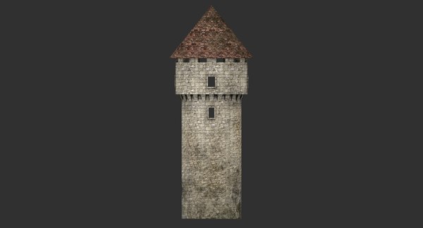 Blender tower medieval 3D model - TurboSquid 1333713