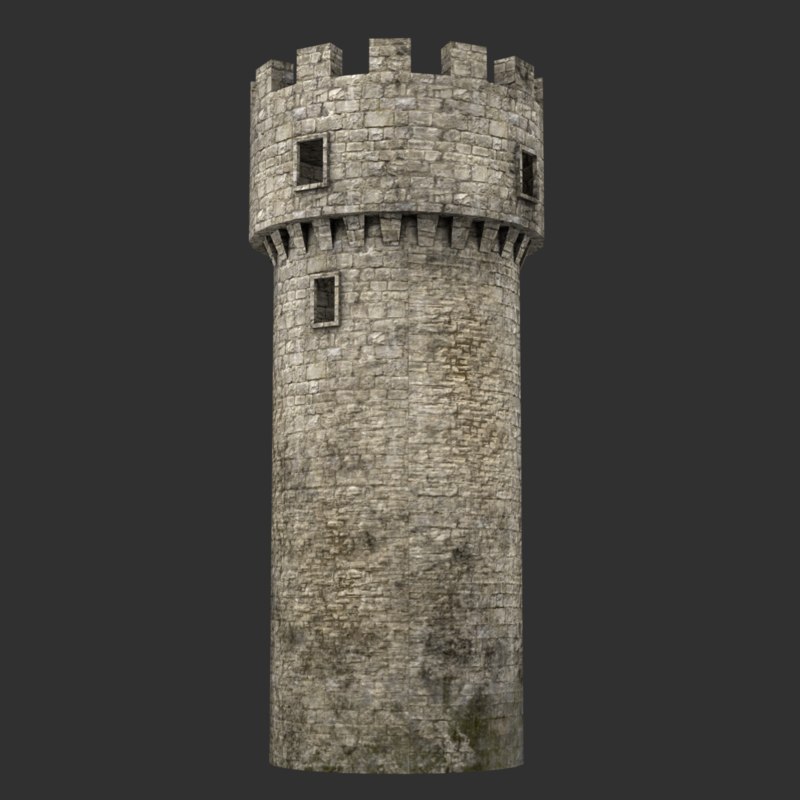 Blender tower medieval 3D model - TurboSquid 1333713