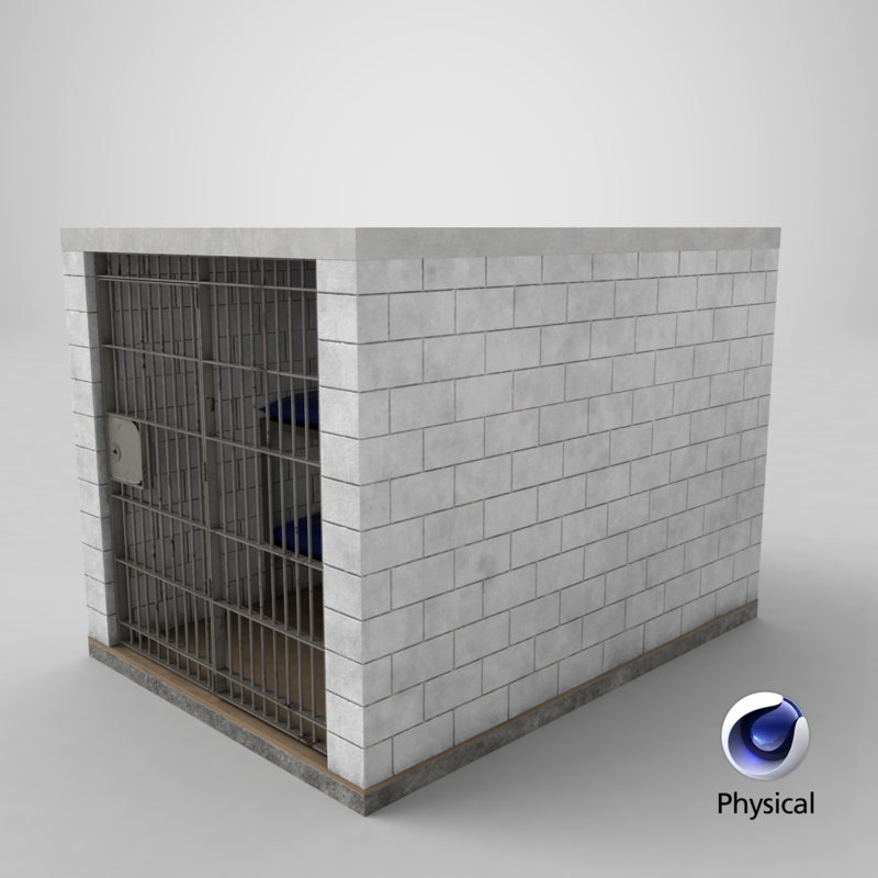 3D model jail cells - TurboSquid 1333868