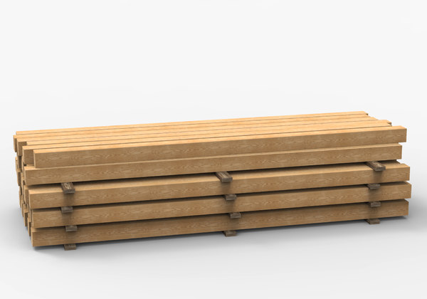 Wooden beams 3D model - TurboSquid 1333873